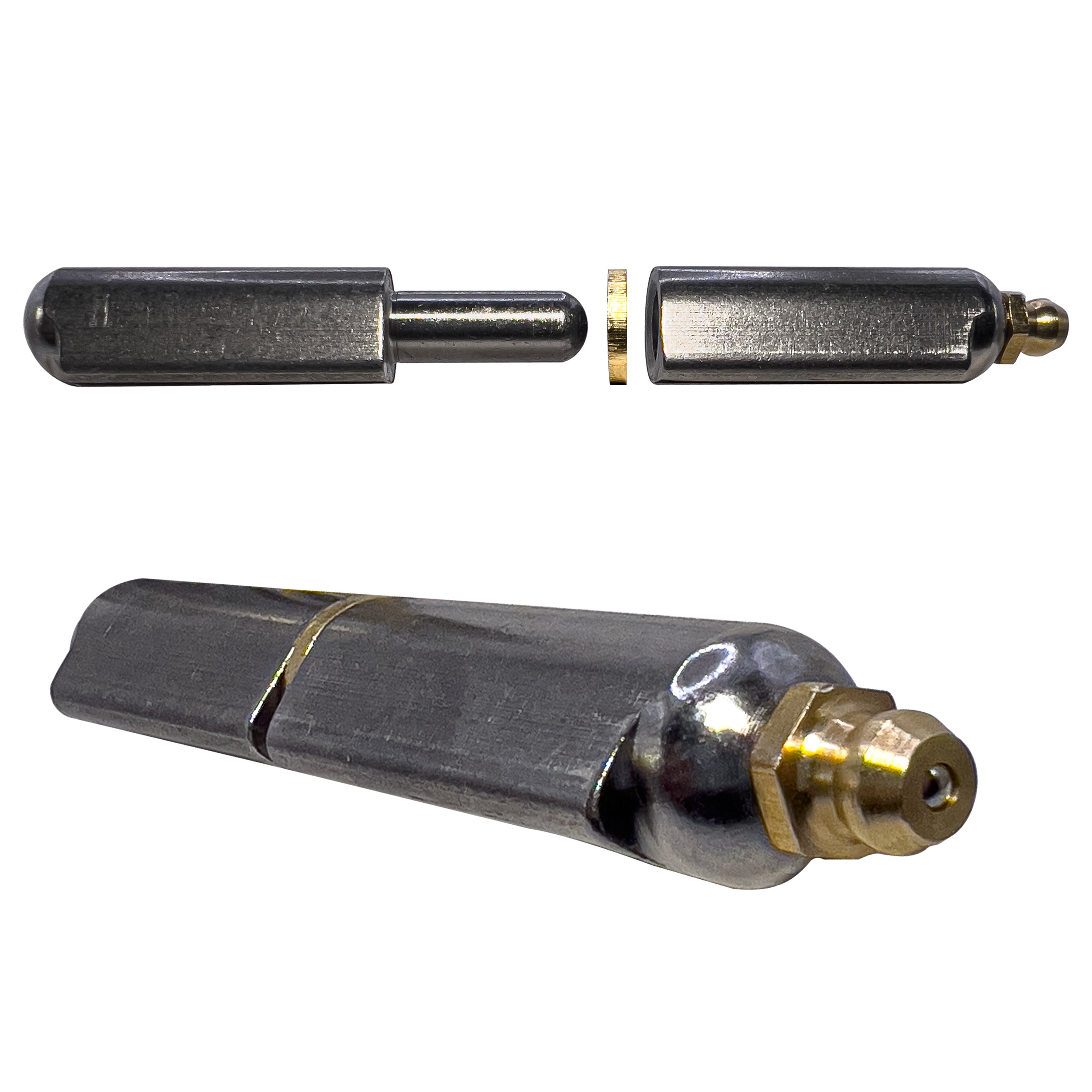 3” Weldable Bullet Hinges – Weld On Barrel Hinges – 3 Inch x .61 Inch
