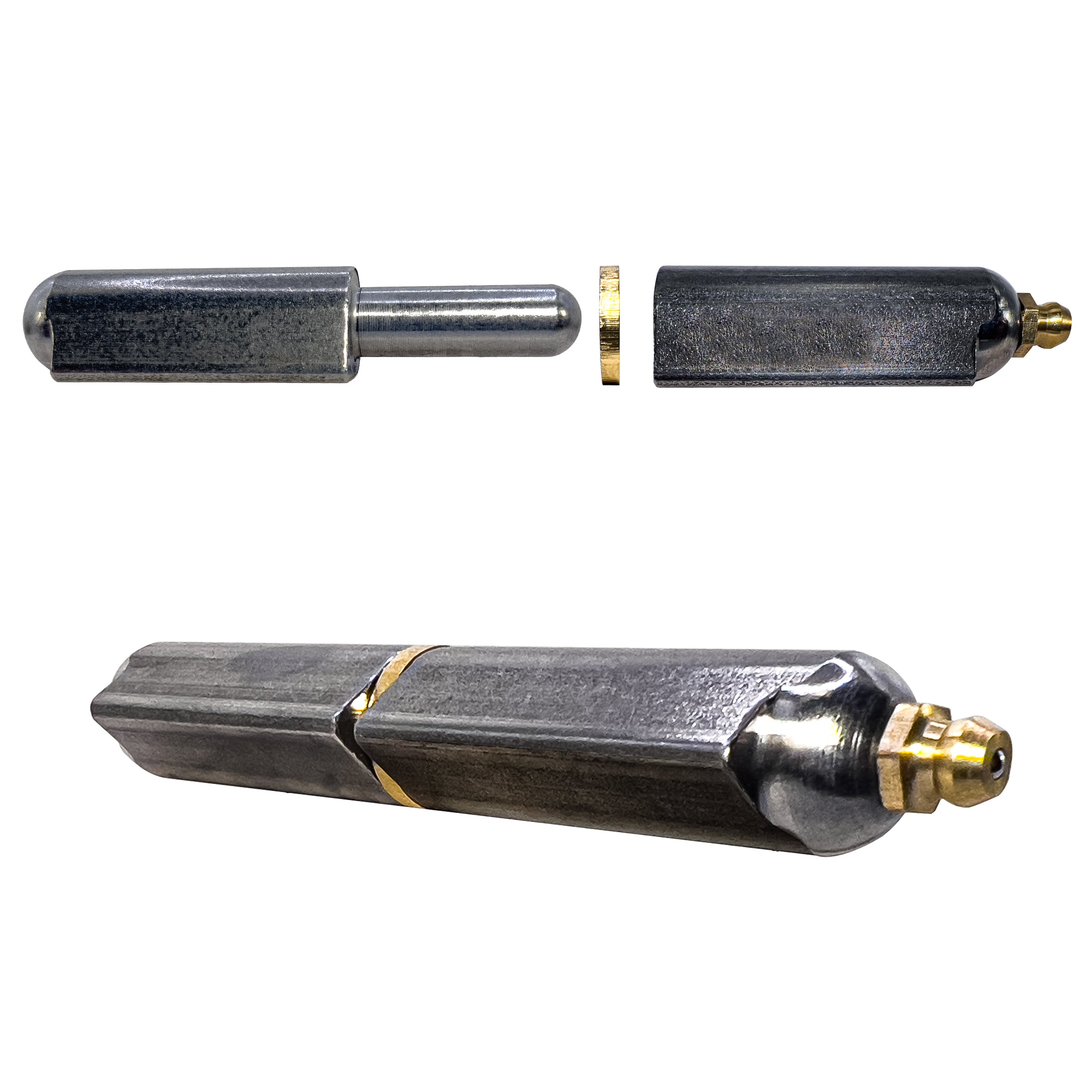 4” Weldable Bullet Hinges – Weld On Barrel Hinges – 4.25 Inch x .775 I