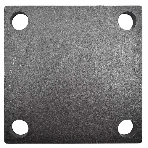 4x4" Square Steel Metal Baseplate 1/4" Thick 6mm - Laser Cut – A36 Hea